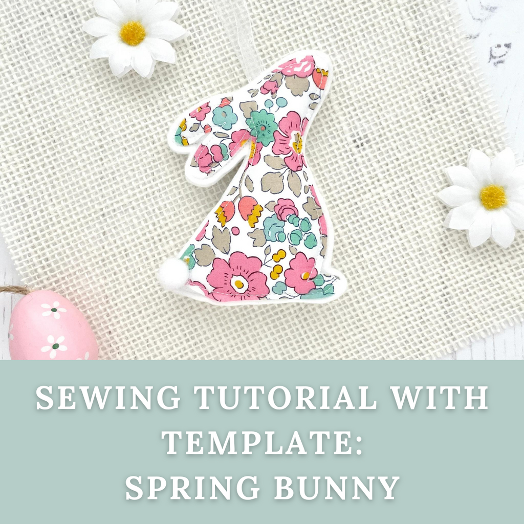 SEWING TUTORIAL WITH TEMPLATE: Spring Bunny (Digital Download) – Annie ...