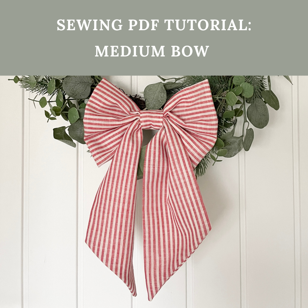 SEWING TUTORIAL: Medium Bow (Digital Download) – Annie and Wilf